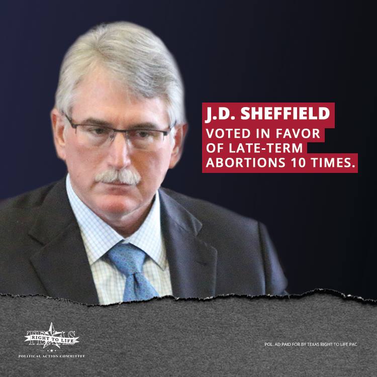 Ten Times JD Sheffield Publicly Opposed Stopping Late-Term Abortions ...